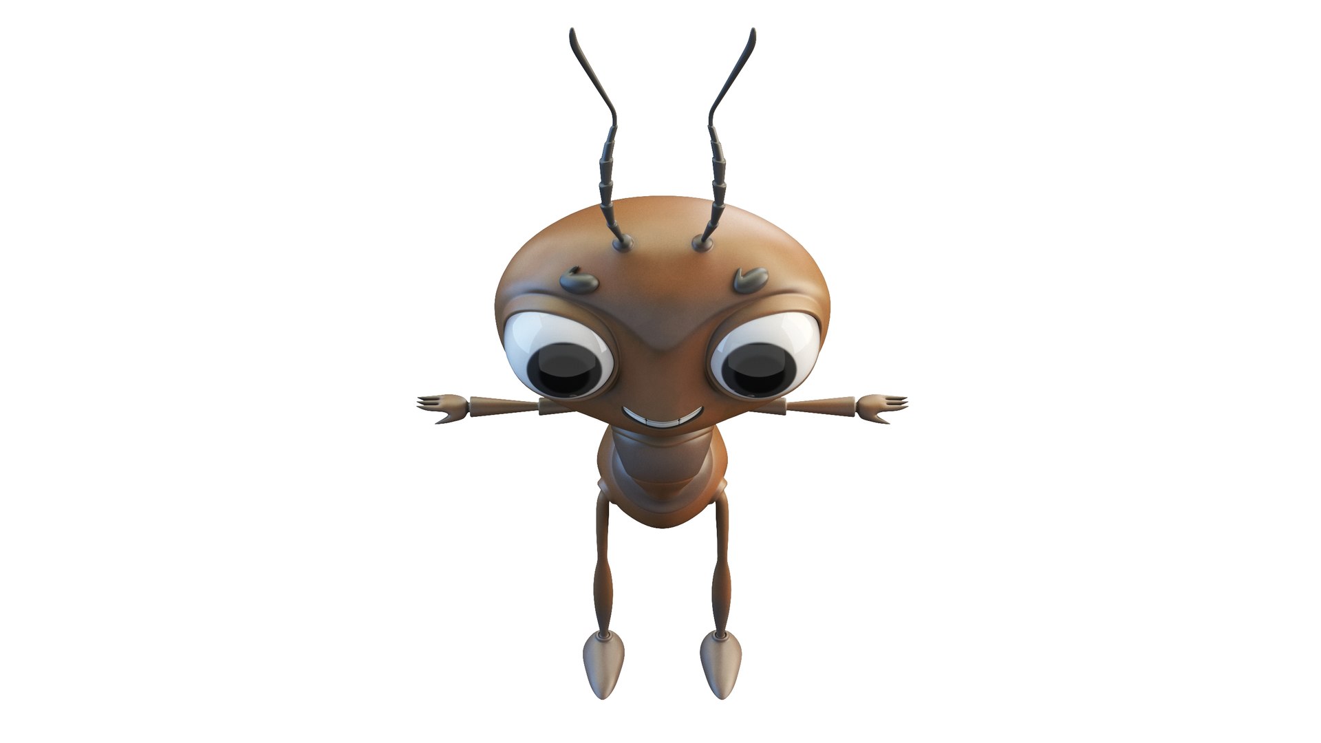 Cartoon Ant Character 3D - TurboSquid 2070208