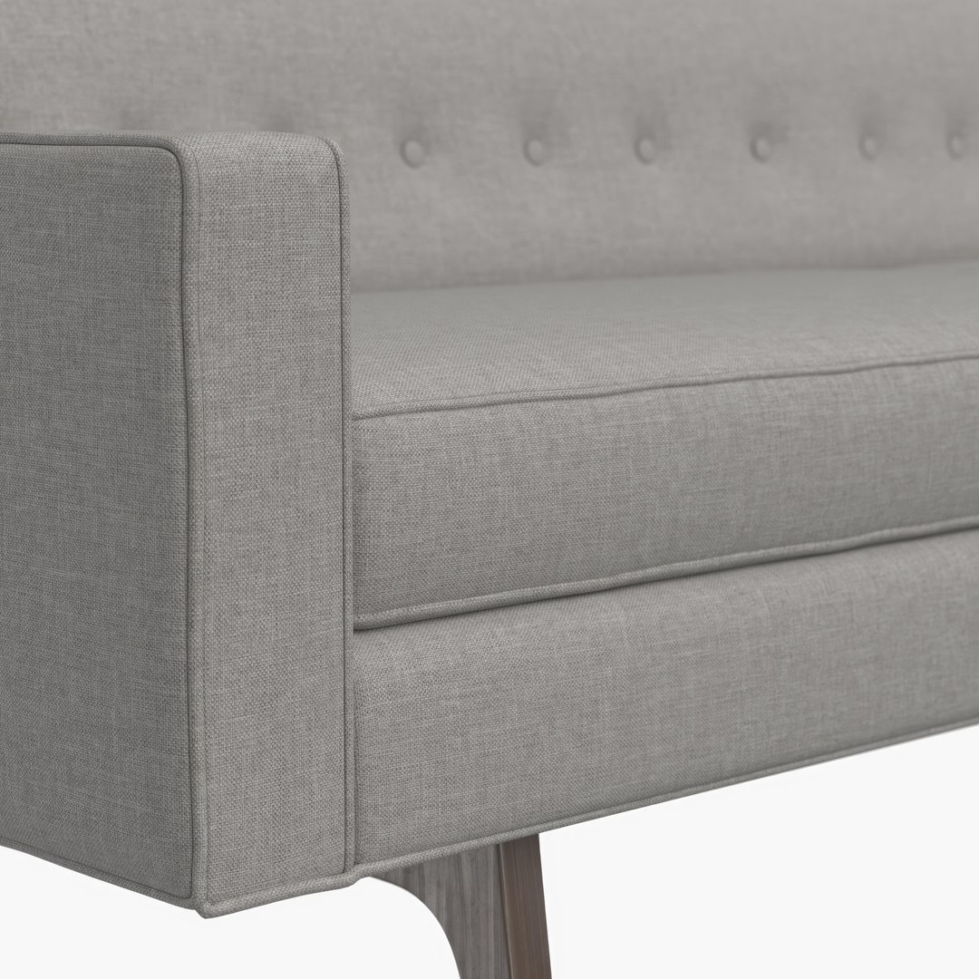 Chelsea 96in Upholstered Sofa 3D model - TurboSquid 2120042