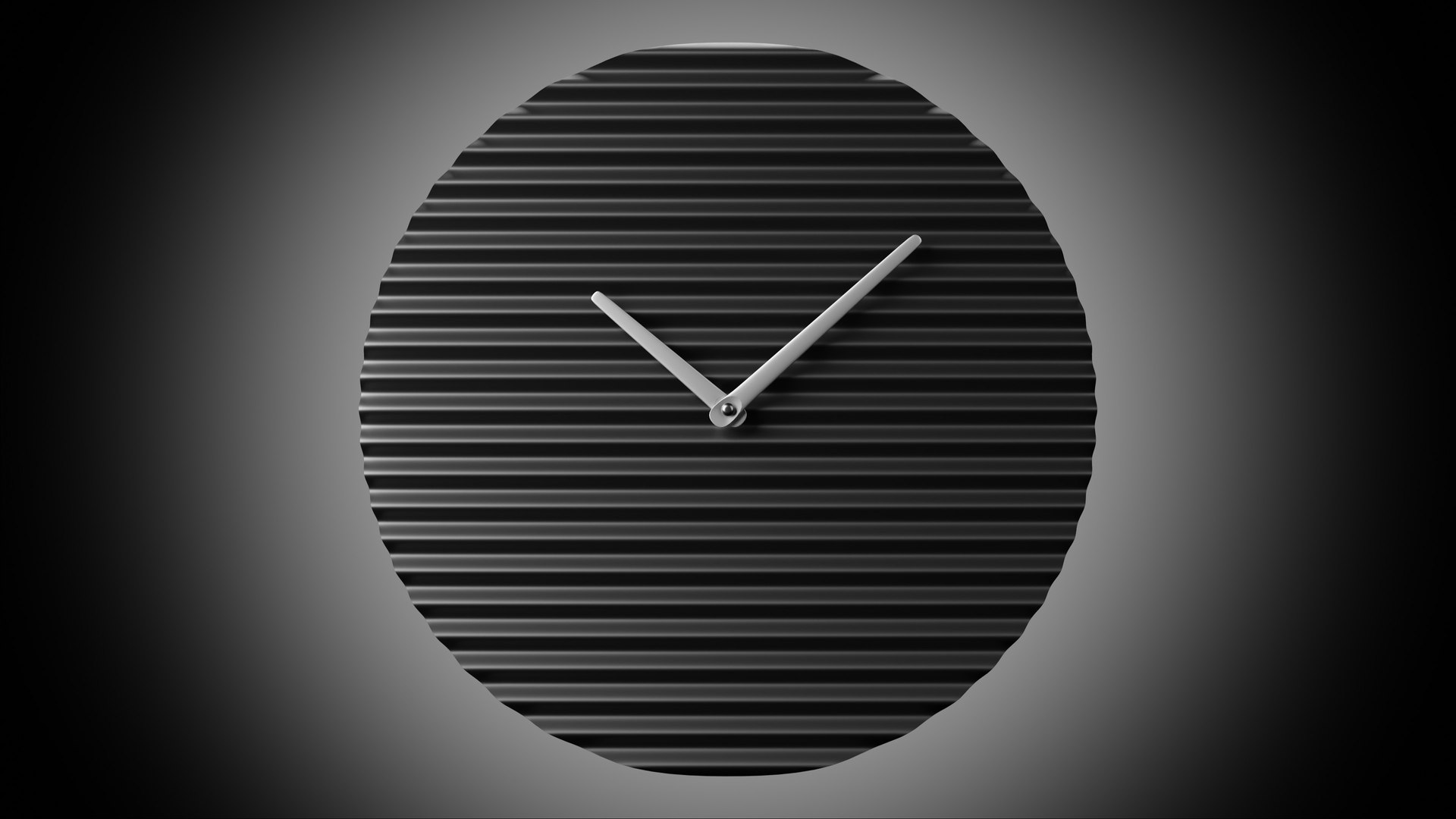 Arne Concept Waveclock Black Model - TurboSquid 2101579