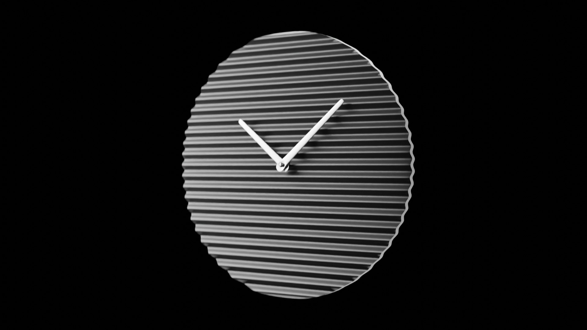 Arne Concept Waveclock Black Model - TurboSquid 2101579