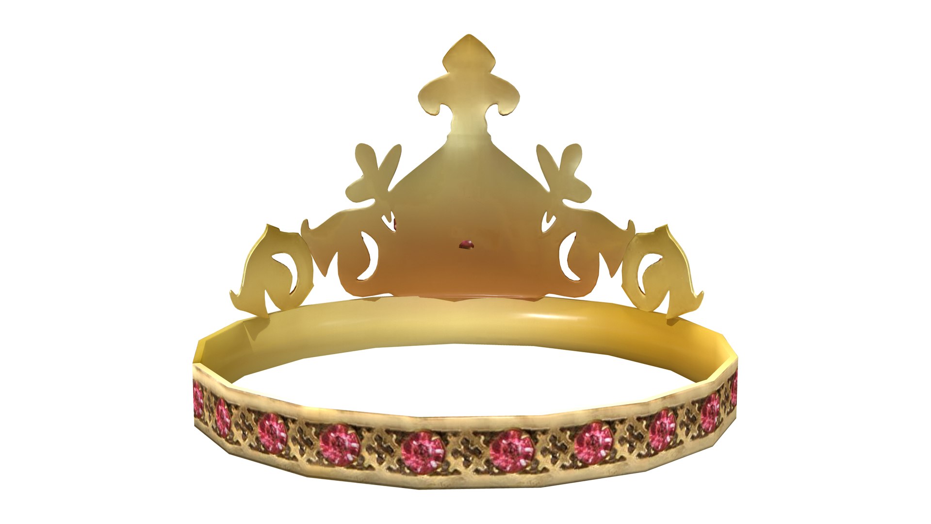 Medieval Royal Quin Crown 3D Model - TurboSquid 1976191