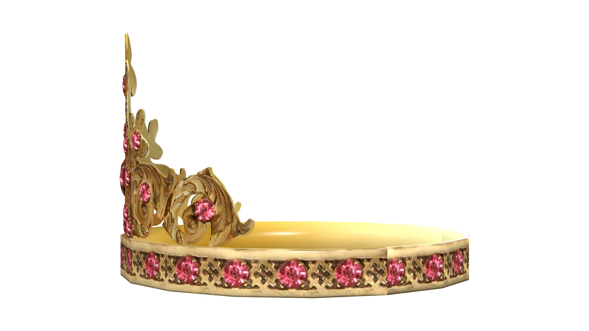 Medieval Royal Quin Crown 3D Model - TurboSquid 1976191