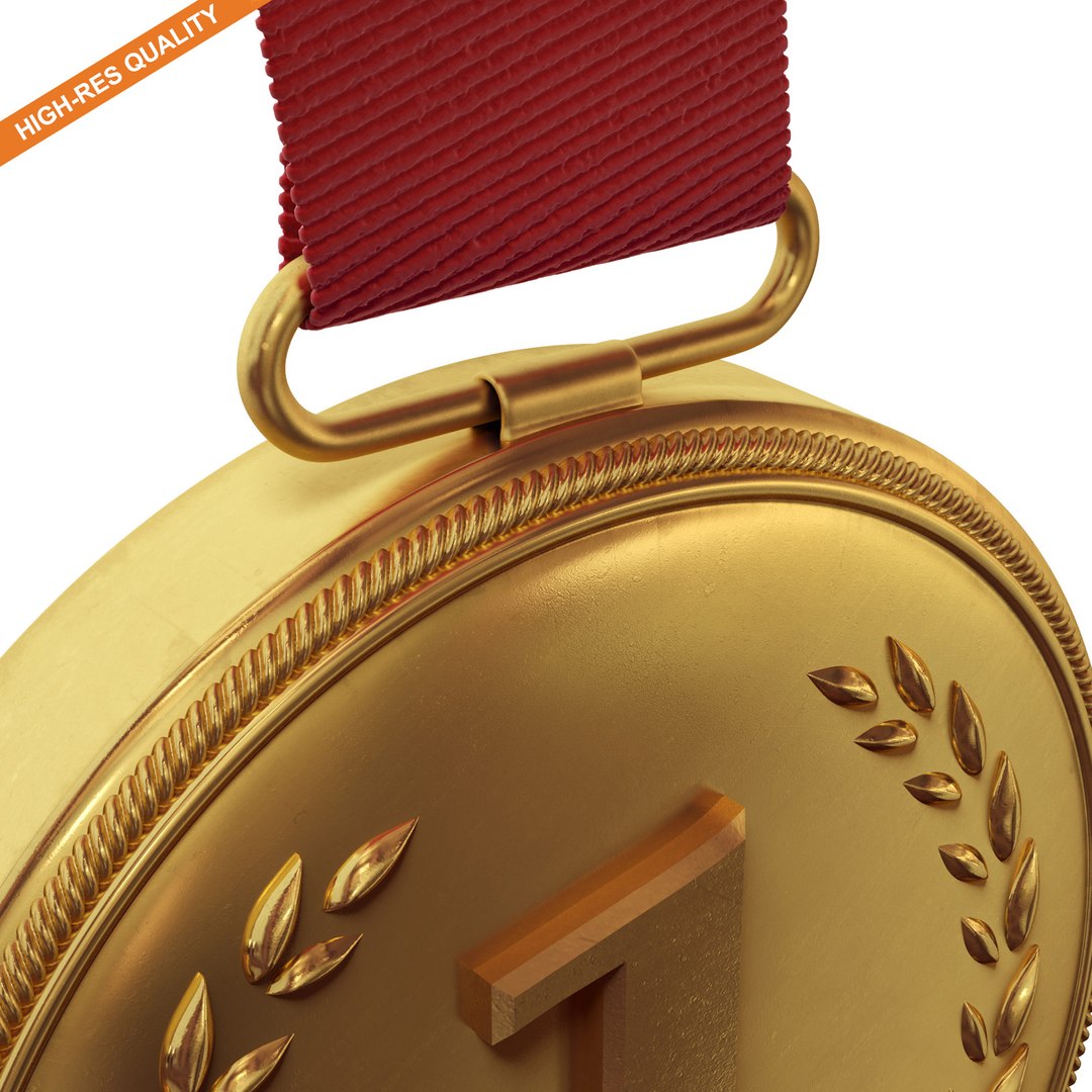 3d Model Gold Silver Medal