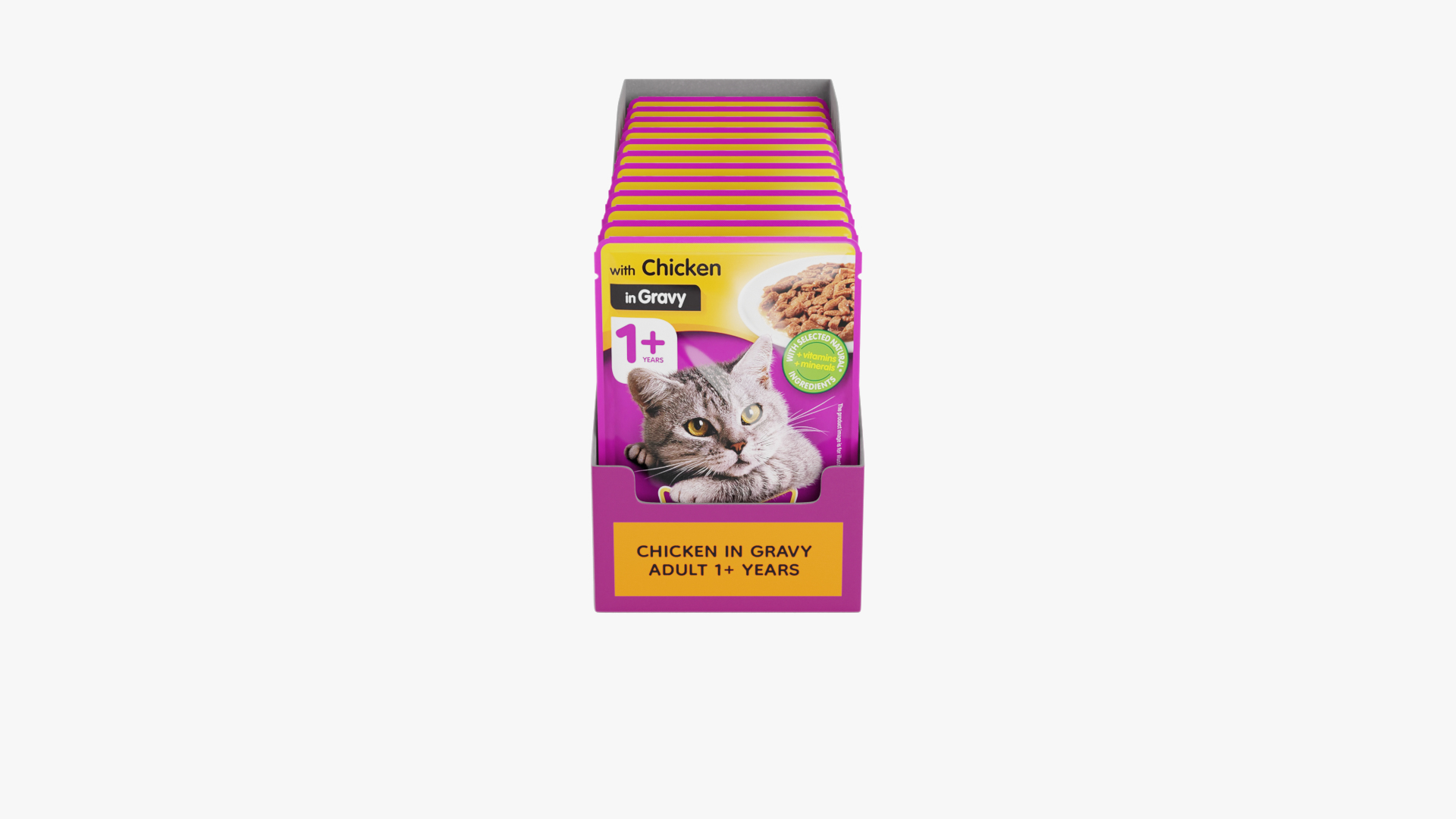 Whiskas Cat Food Wet 3D model - TurboSquid 2170521