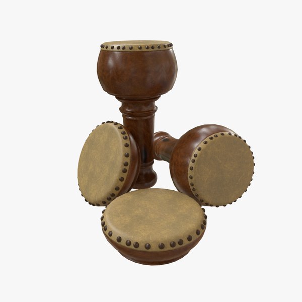modelo 3d Tonelada de tambores de tradición asiática y Rammana ...