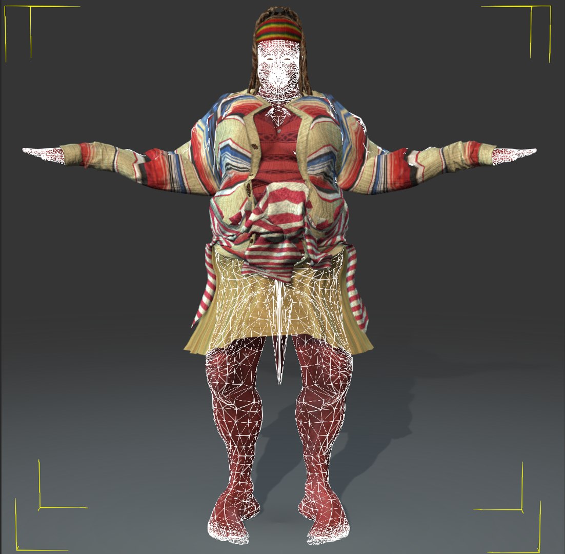 demon devil troll evil obj
