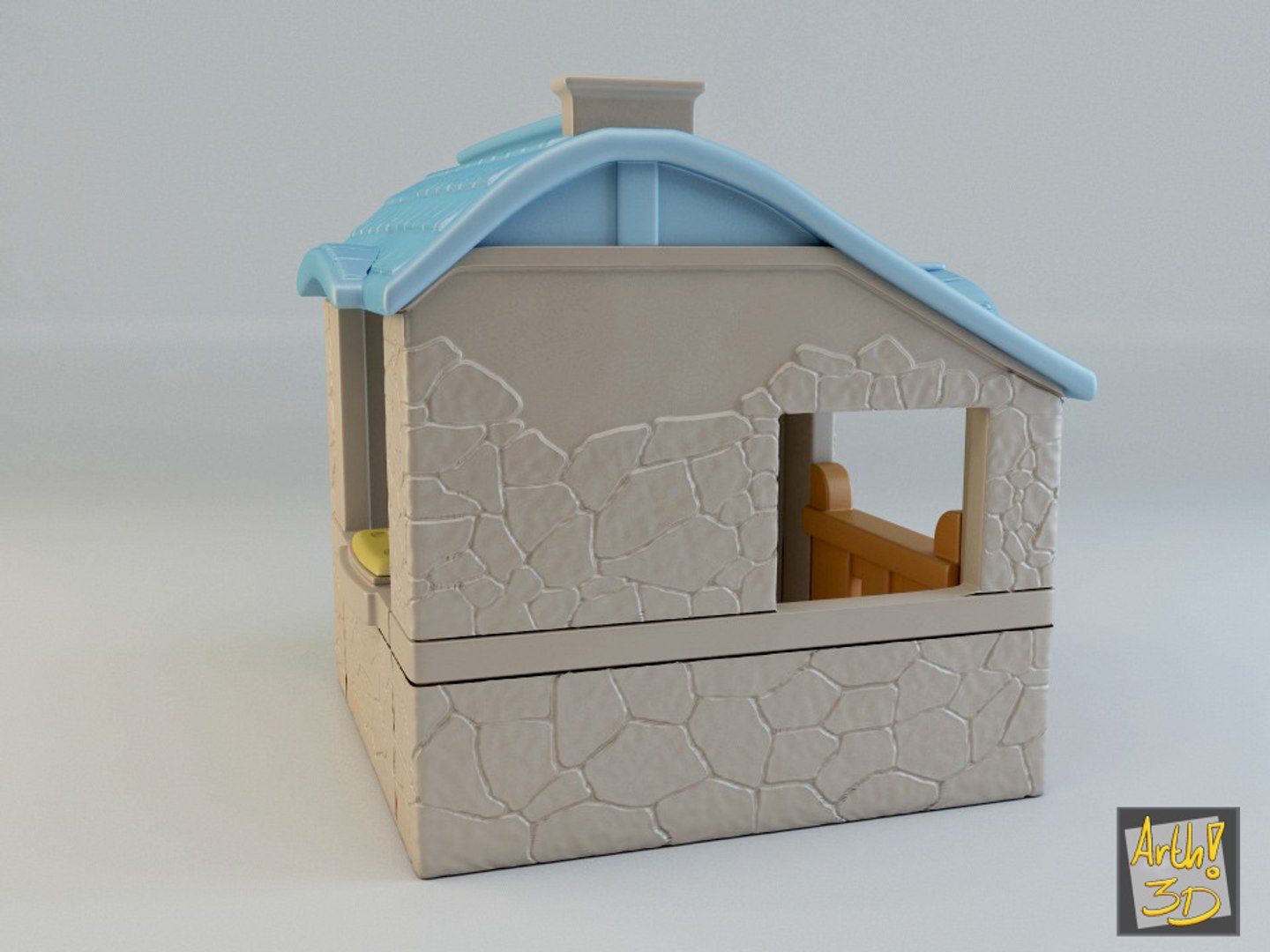 3d Toy House - Country