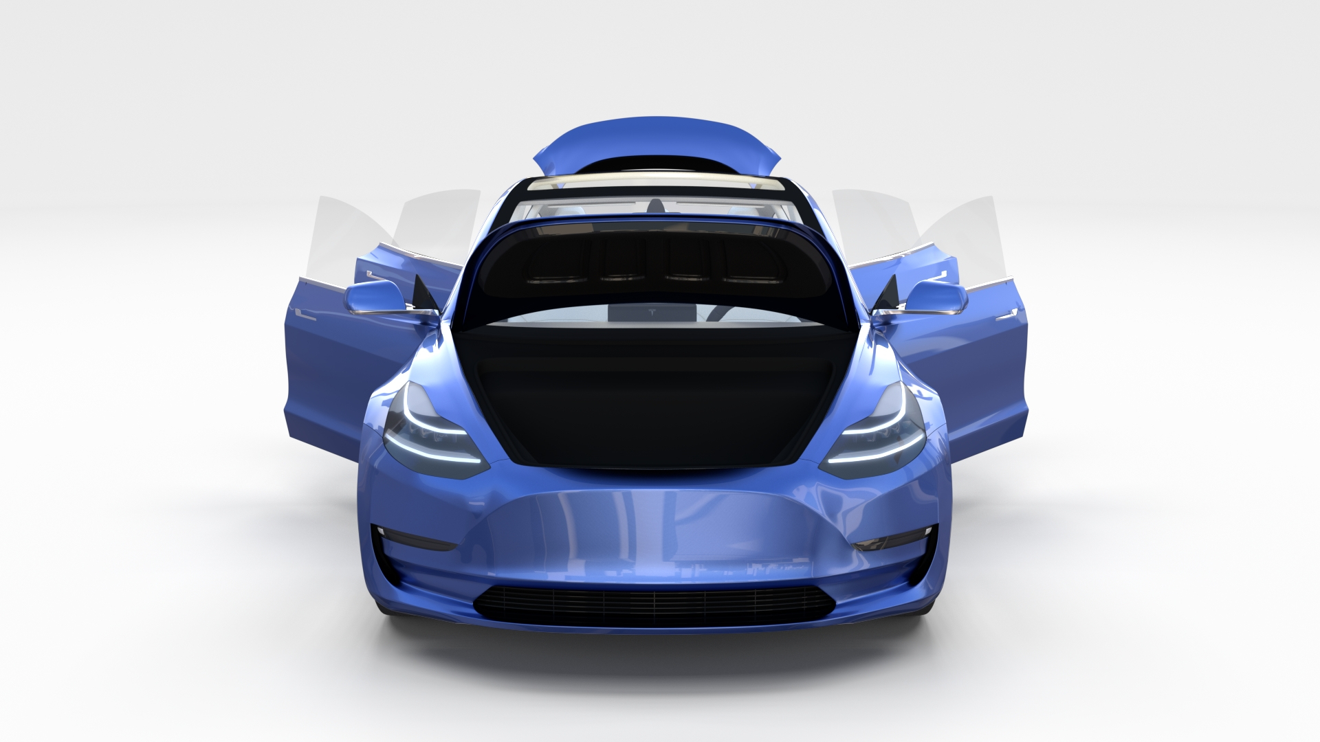 3D Tesla S X Interior Model - TurboSquid 1211264