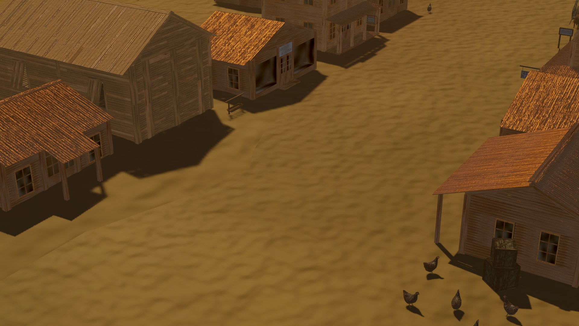 Western Village 3D Model - TurboSquid 1842798