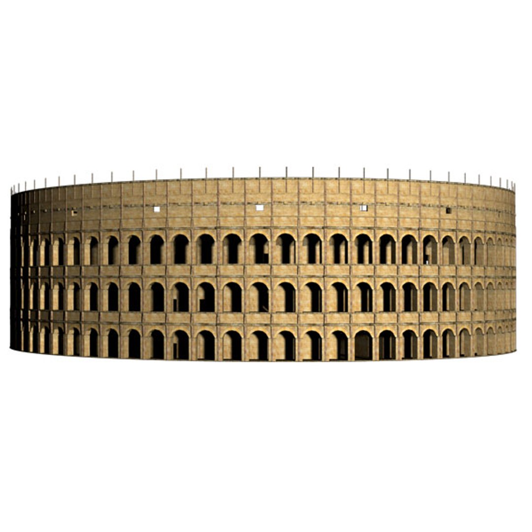 Roman Colosseum 3d Model