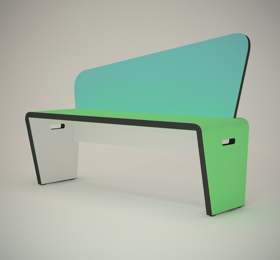 Free 3D Bench - TurboSquid 1234557