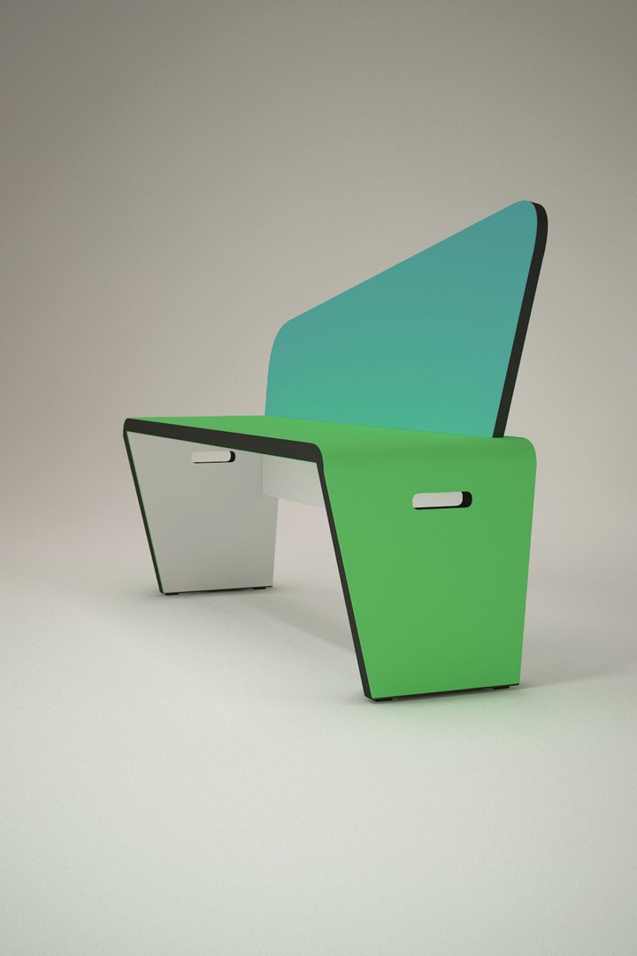 Free 3D Bench - TurboSquid 1234557