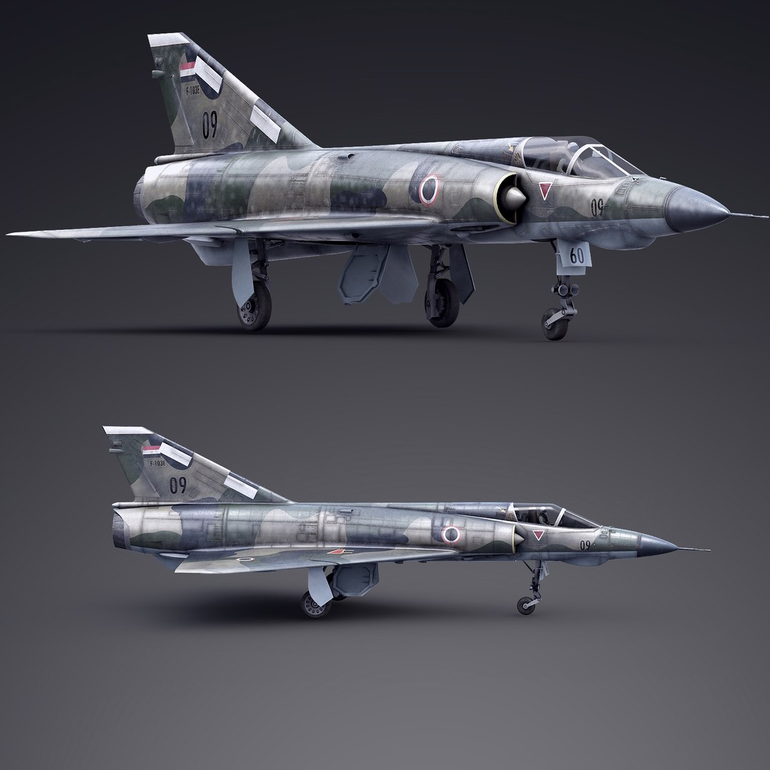 3d Dassault Mirage Iii