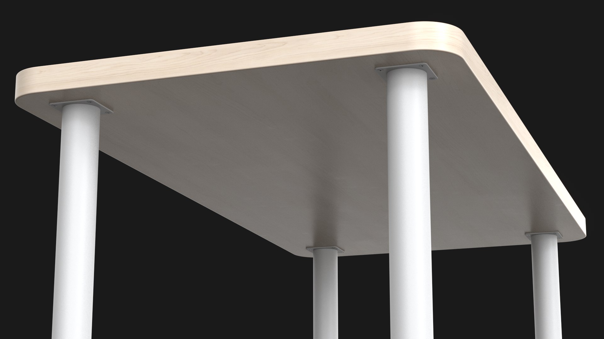 Realistic Computer Desk 3D - TurboSquid 1704783