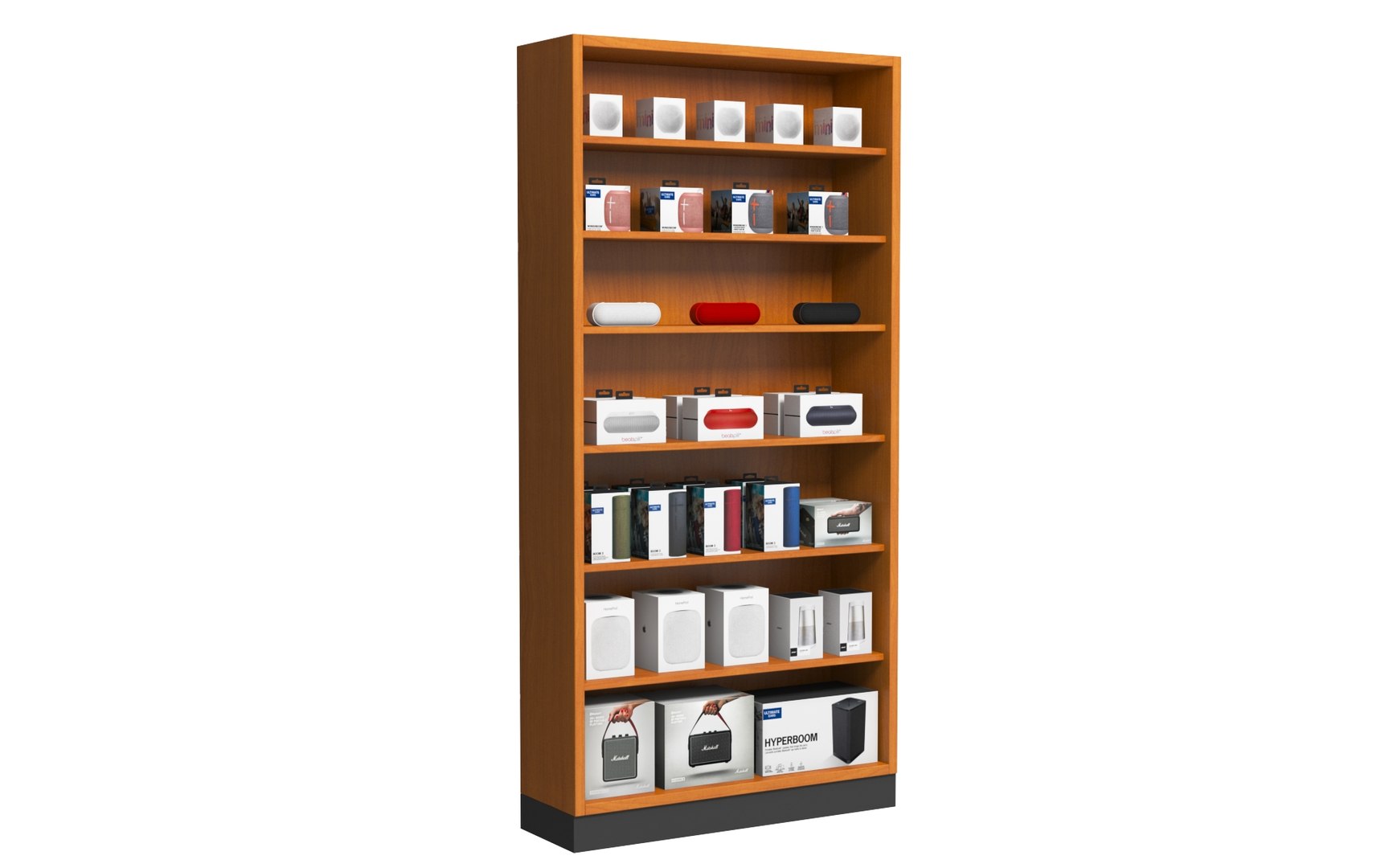 Shop Shelving Electronics 2 Model - TurboSquid 1823011