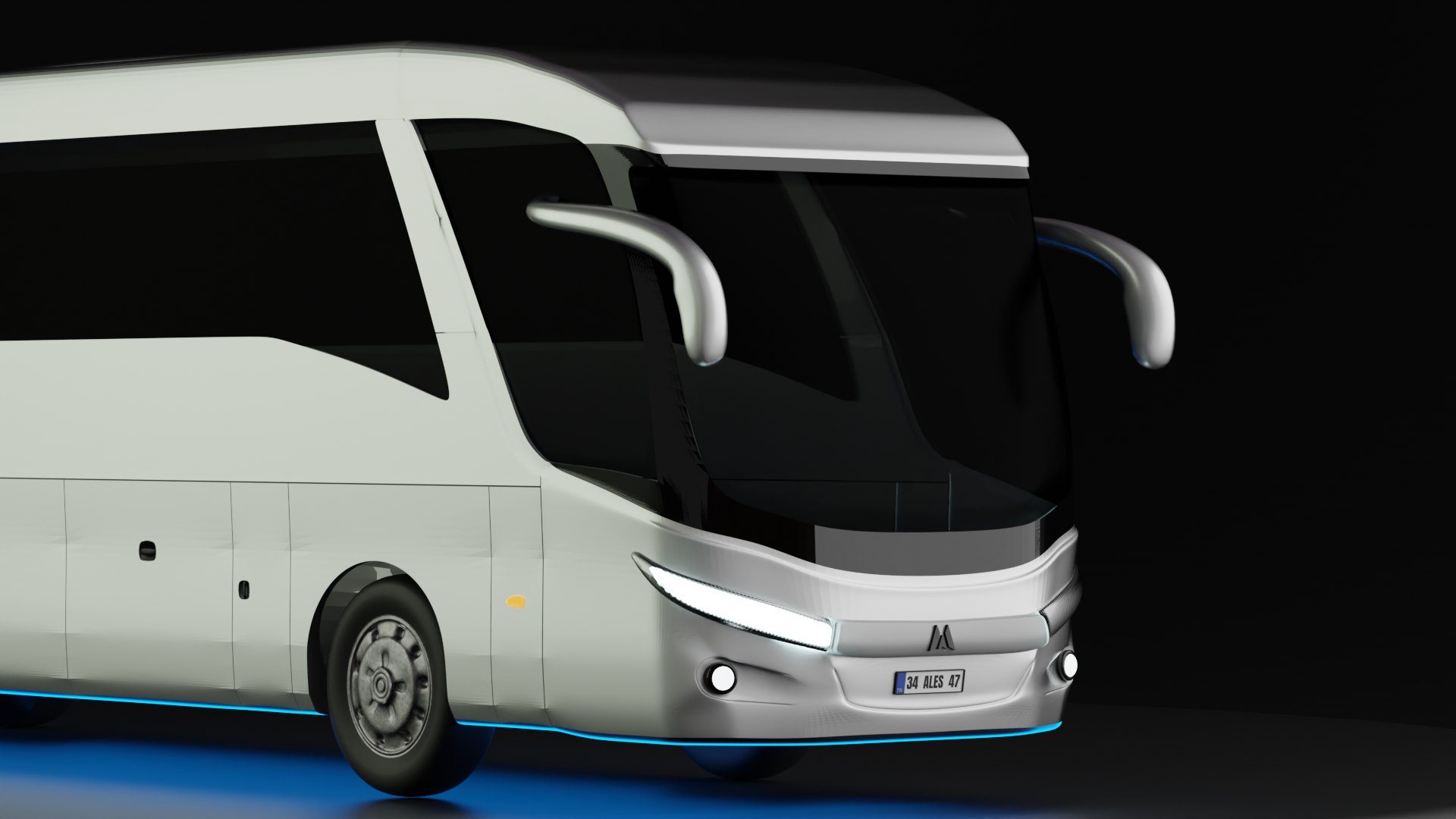 Long Trip Bus 3D Model - TurboSquid 2019374