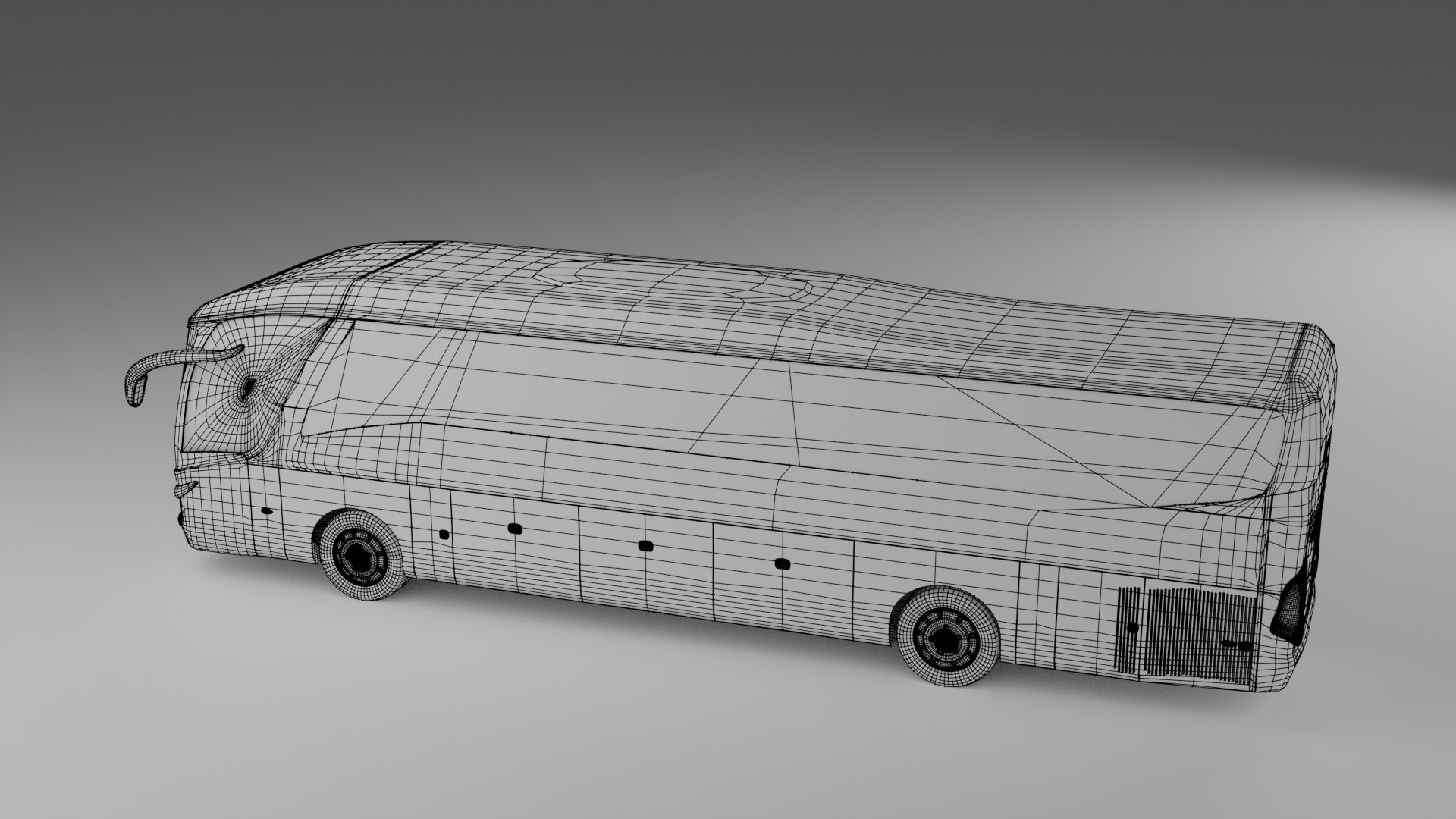 Long Trip Bus 3D Model - TurboSquid 2019374