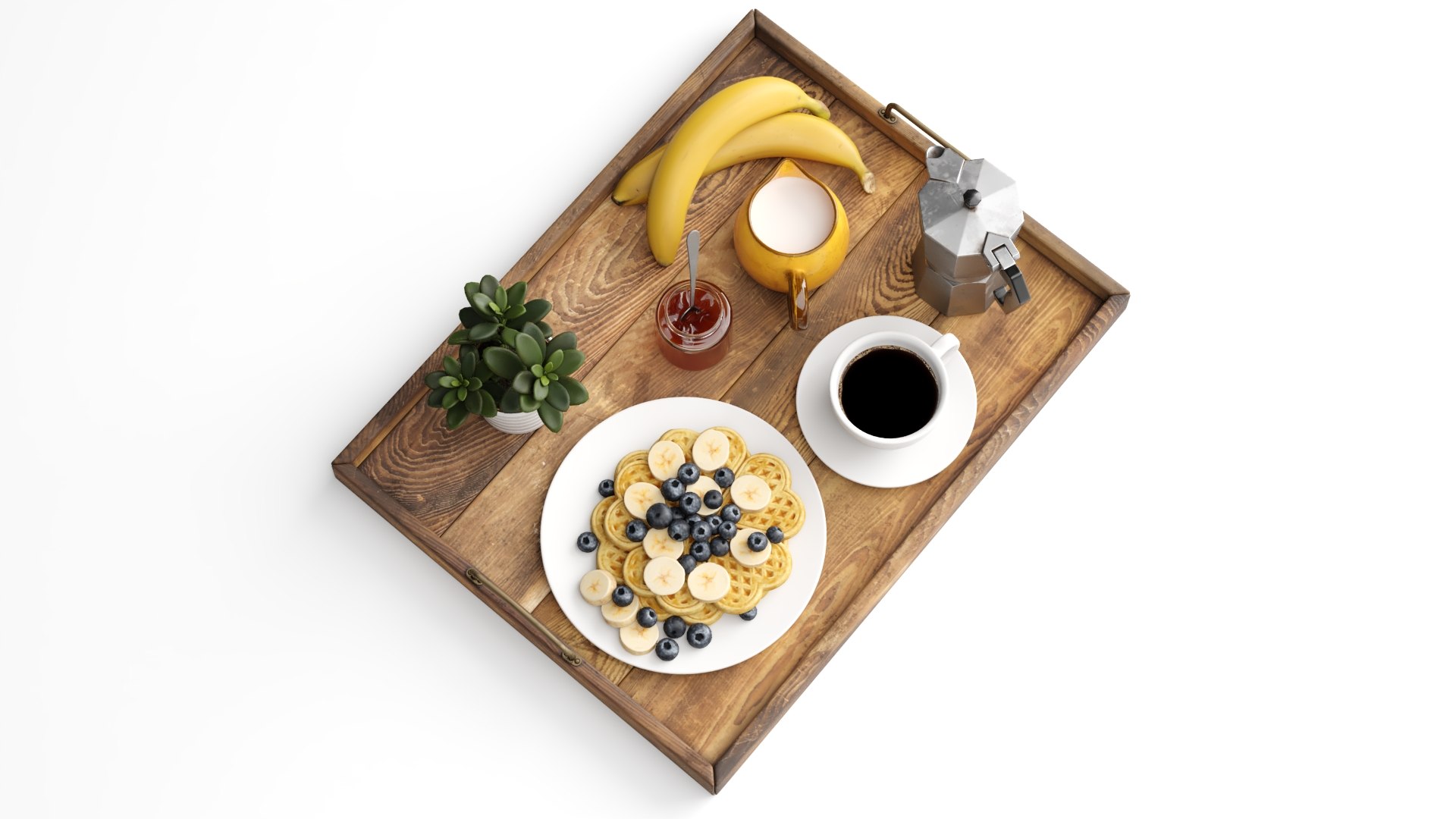 3D Breakfast Set 14 - TurboSquid 2298268