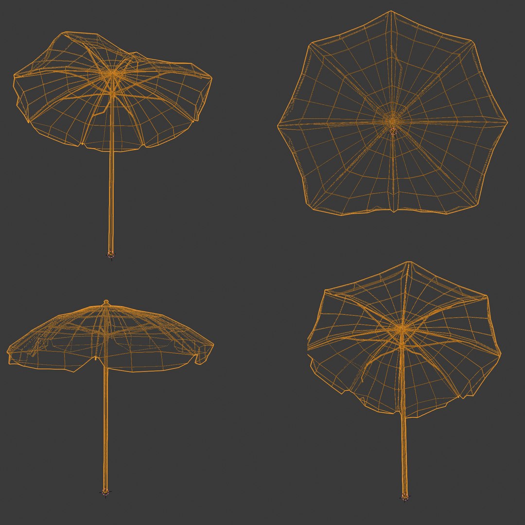 Umbrella Unity 3D Model - TurboSquid 1410080
