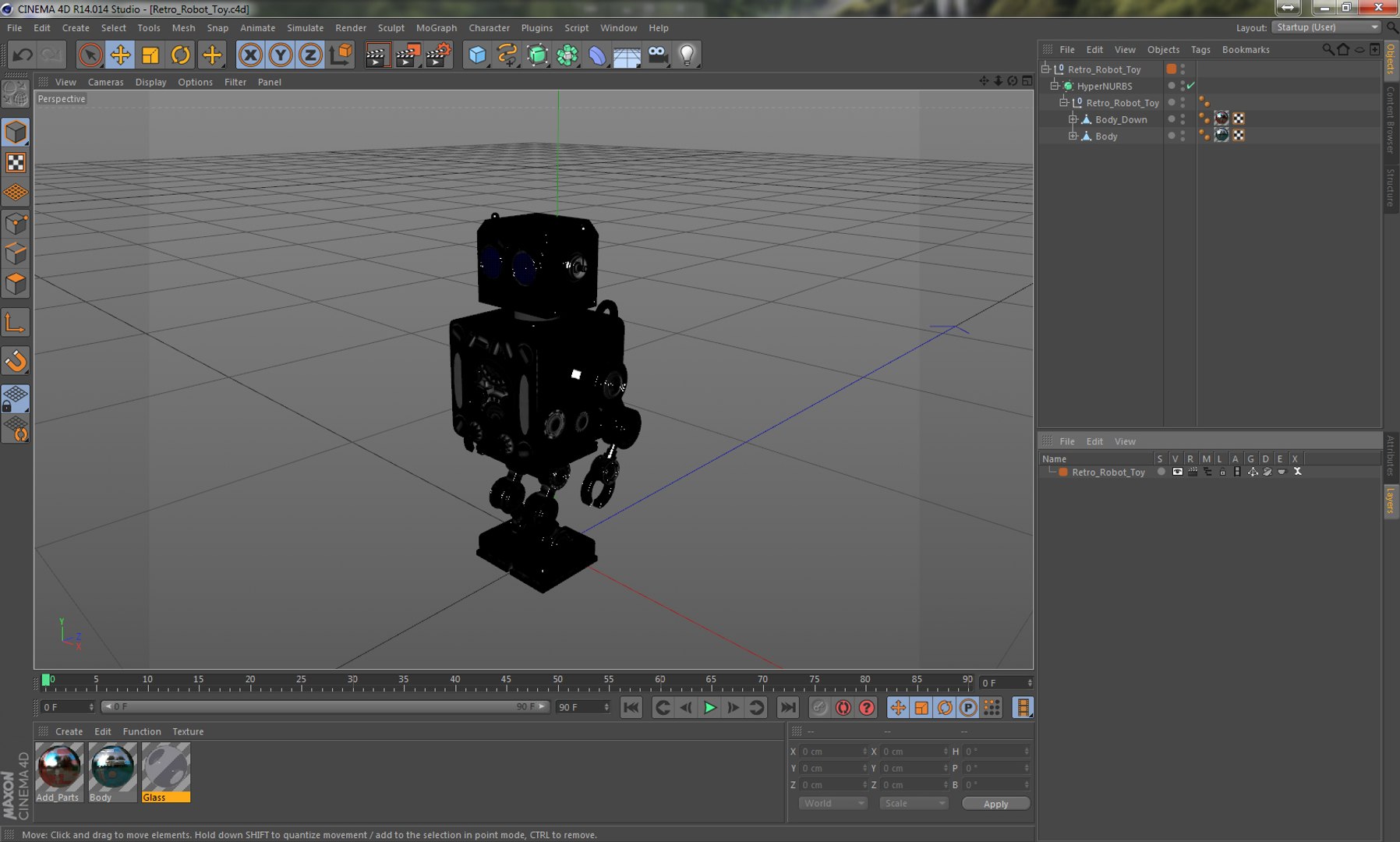 3D Model Retro Robot Toy - TurboSquid 1220754