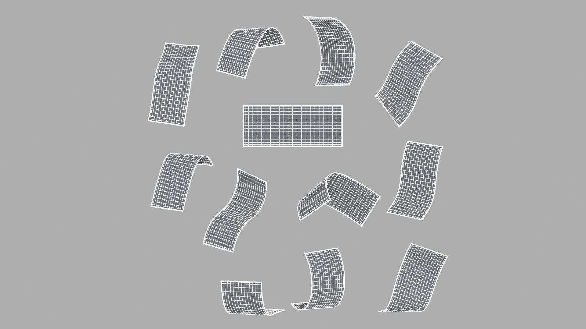 3D United States 100 Dollar Falling Notes Model - TurboSquid 2505636