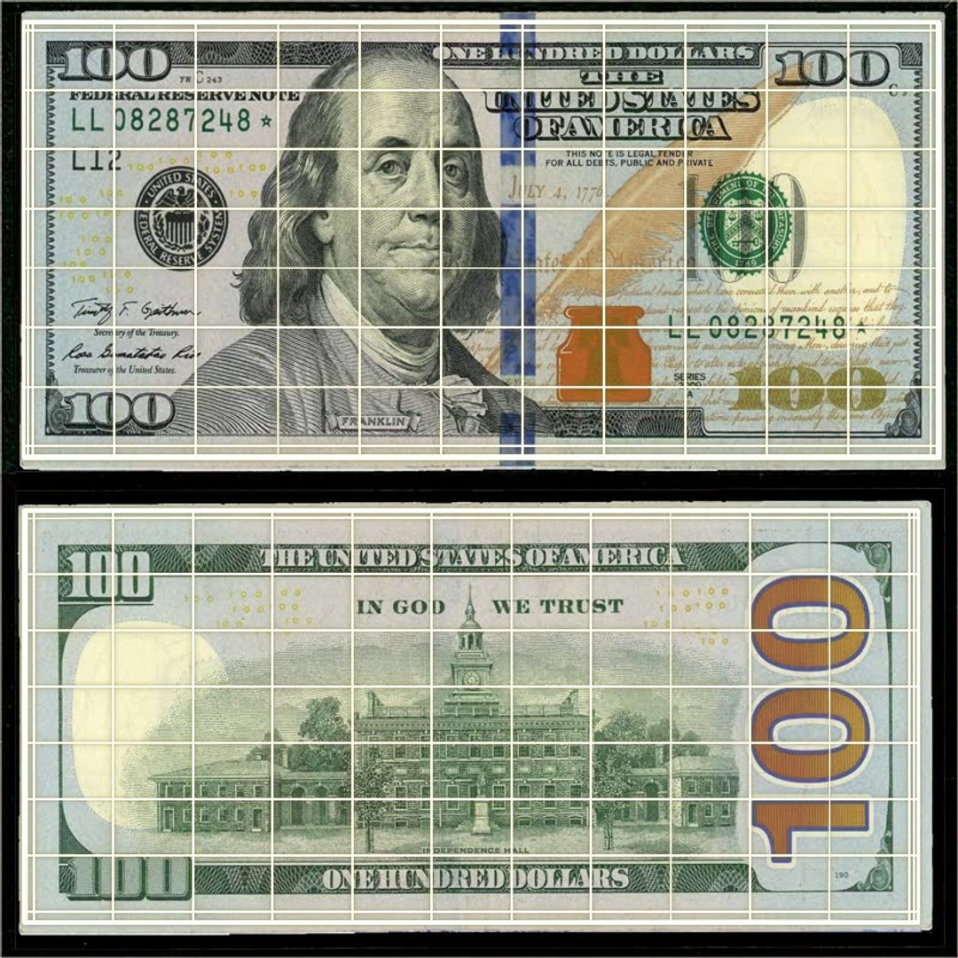 3D United States 100 Dollar Falling Notes Model - TurboSquid 2505636