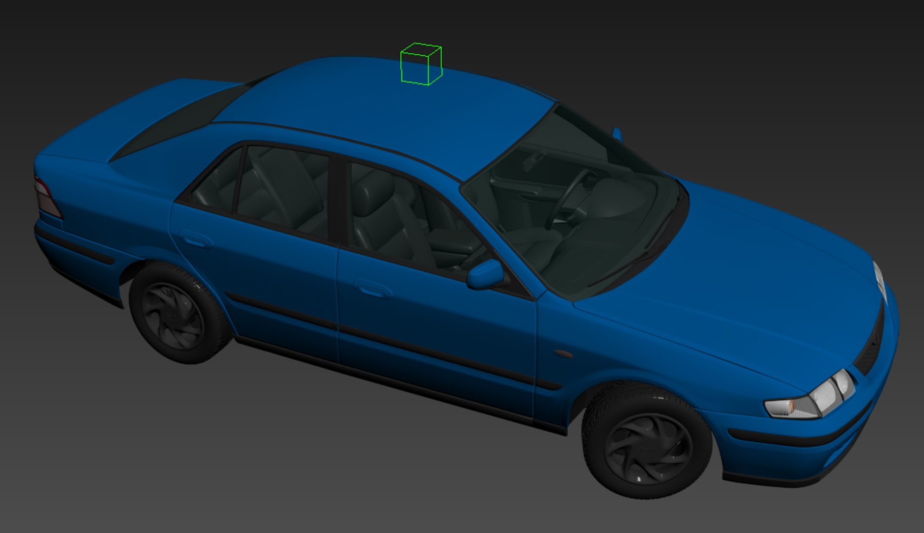 3D Model Mazda 626 Sedan - TurboSquid 2010533