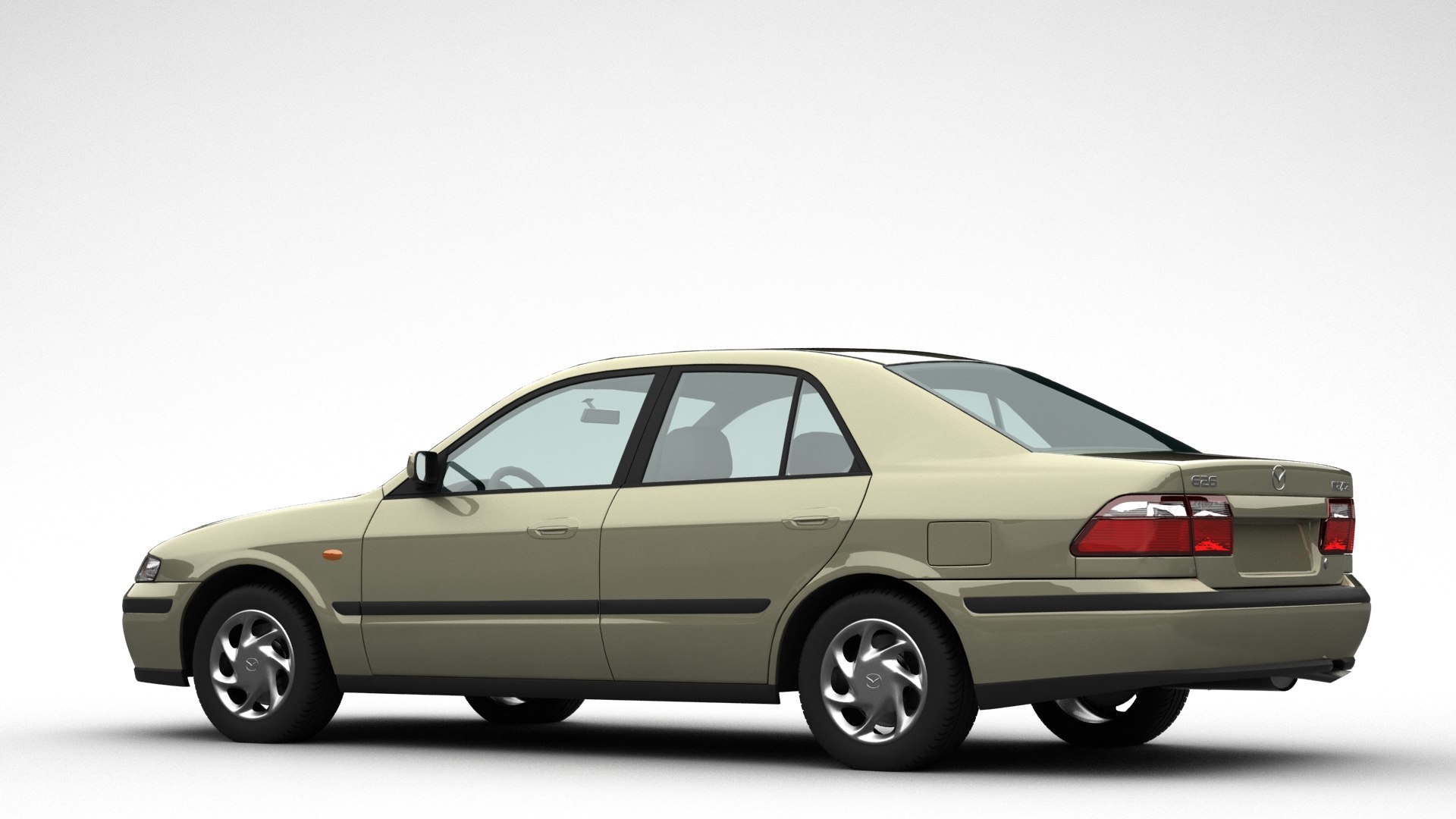 3D Model Mazda 626 Sedan - TurboSquid 2010533
