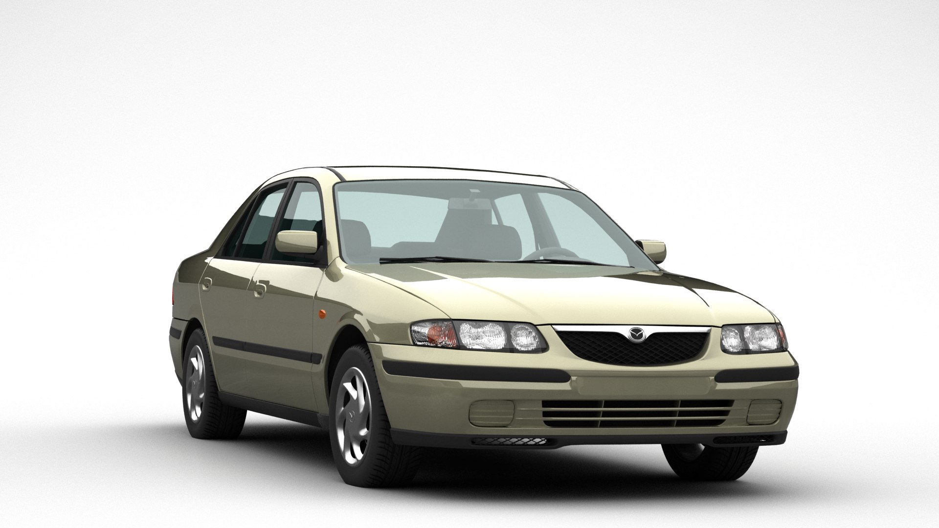 3D Model Mazda 626 Sedan - TurboSquid 2010533