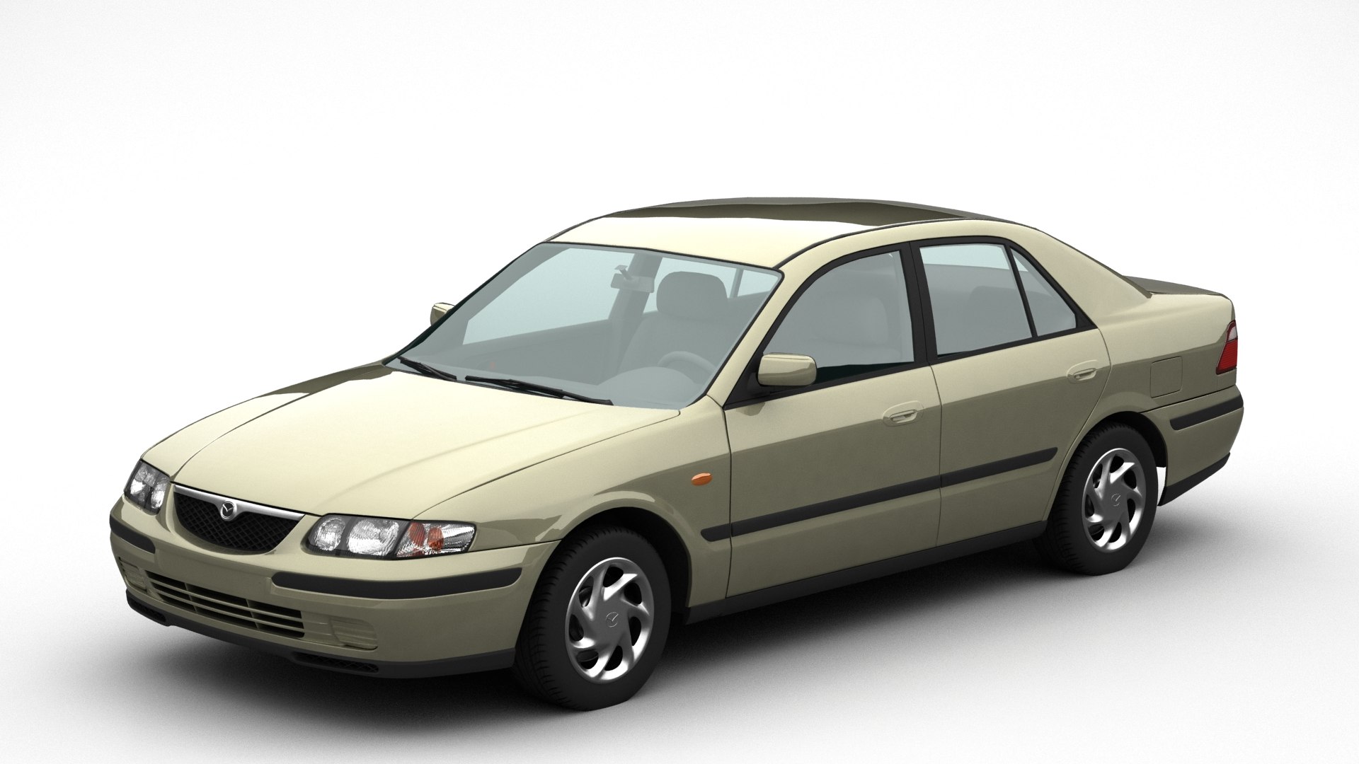 3D Model Mazda 626 Sedan - TurboSquid 2010533