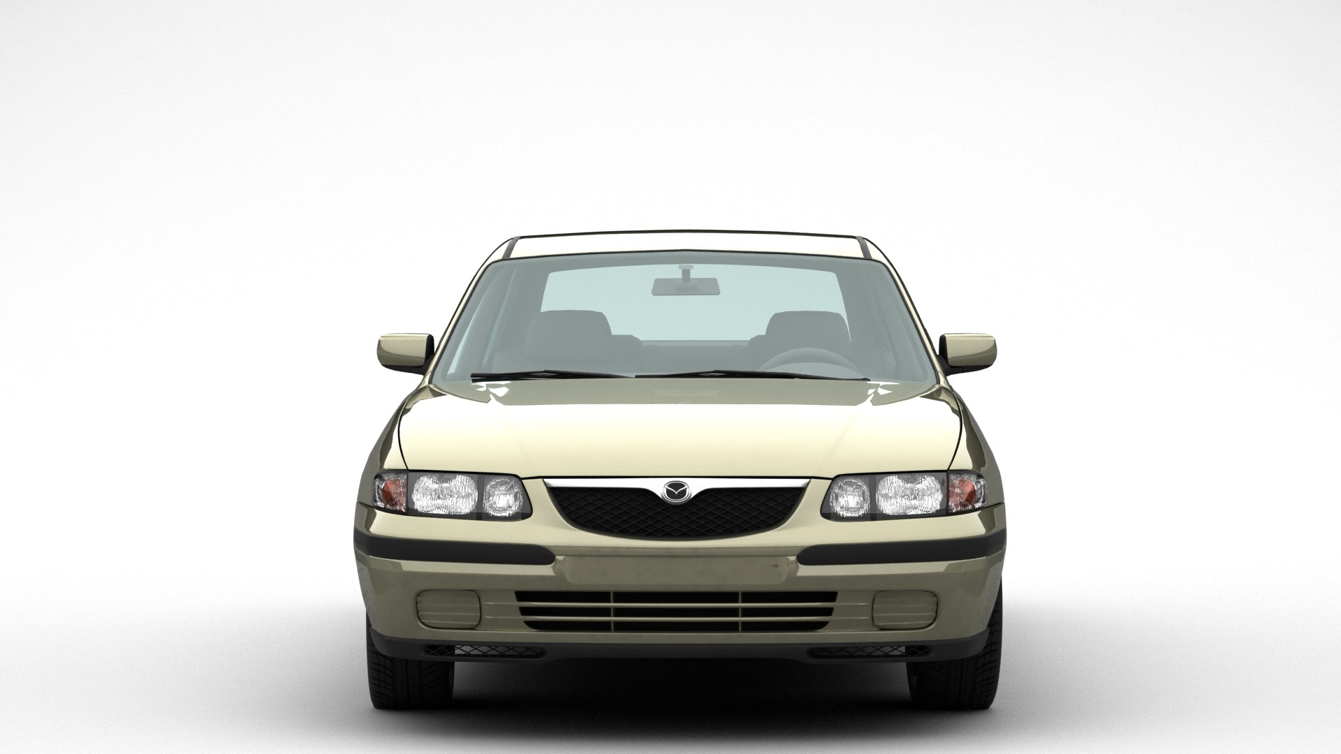 3D Model Mazda 626 Sedan - TurboSquid 2010533