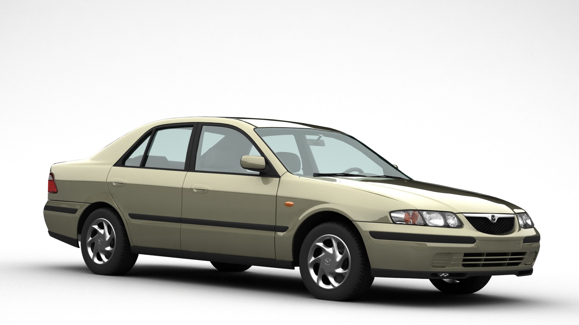 3D Model Mazda 626 Sedan - TurboSquid 2010533