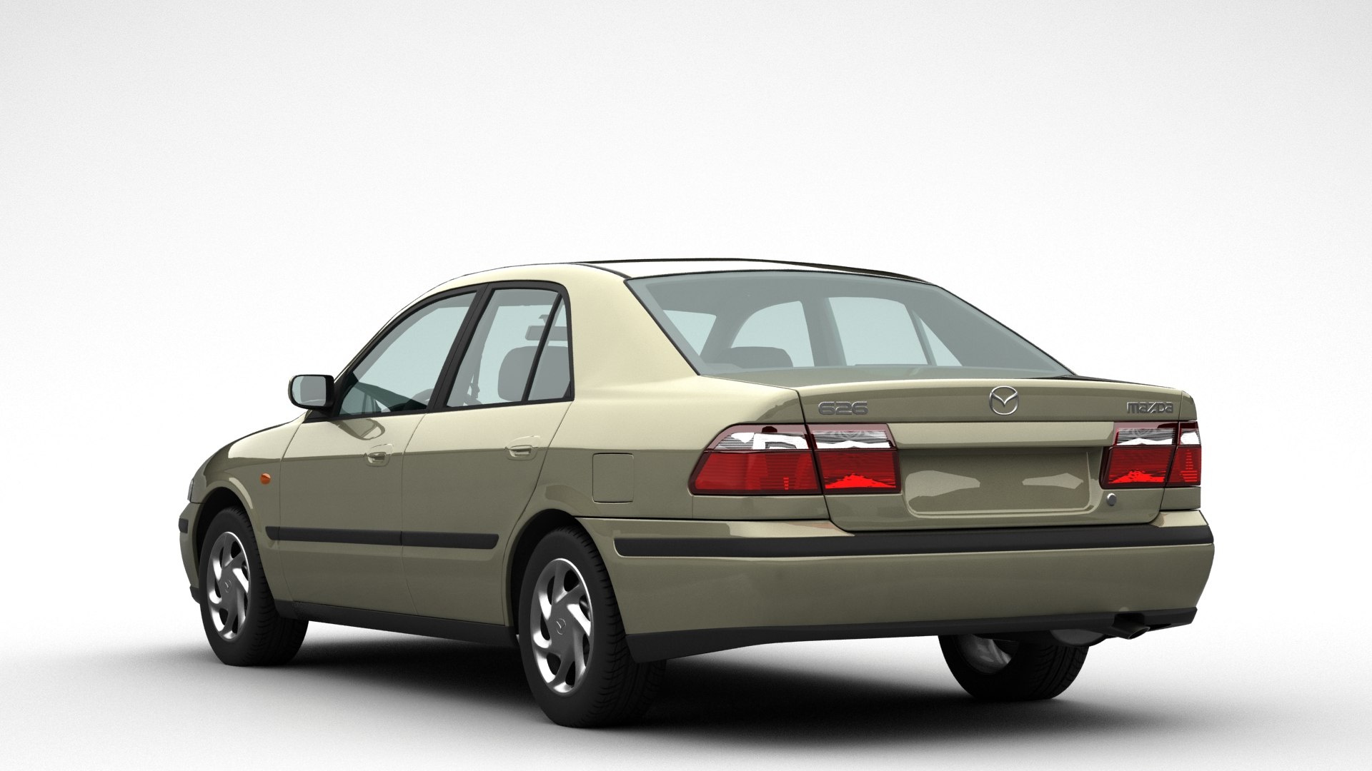3D Model Mazda 626 Sedan - TurboSquid 2010533