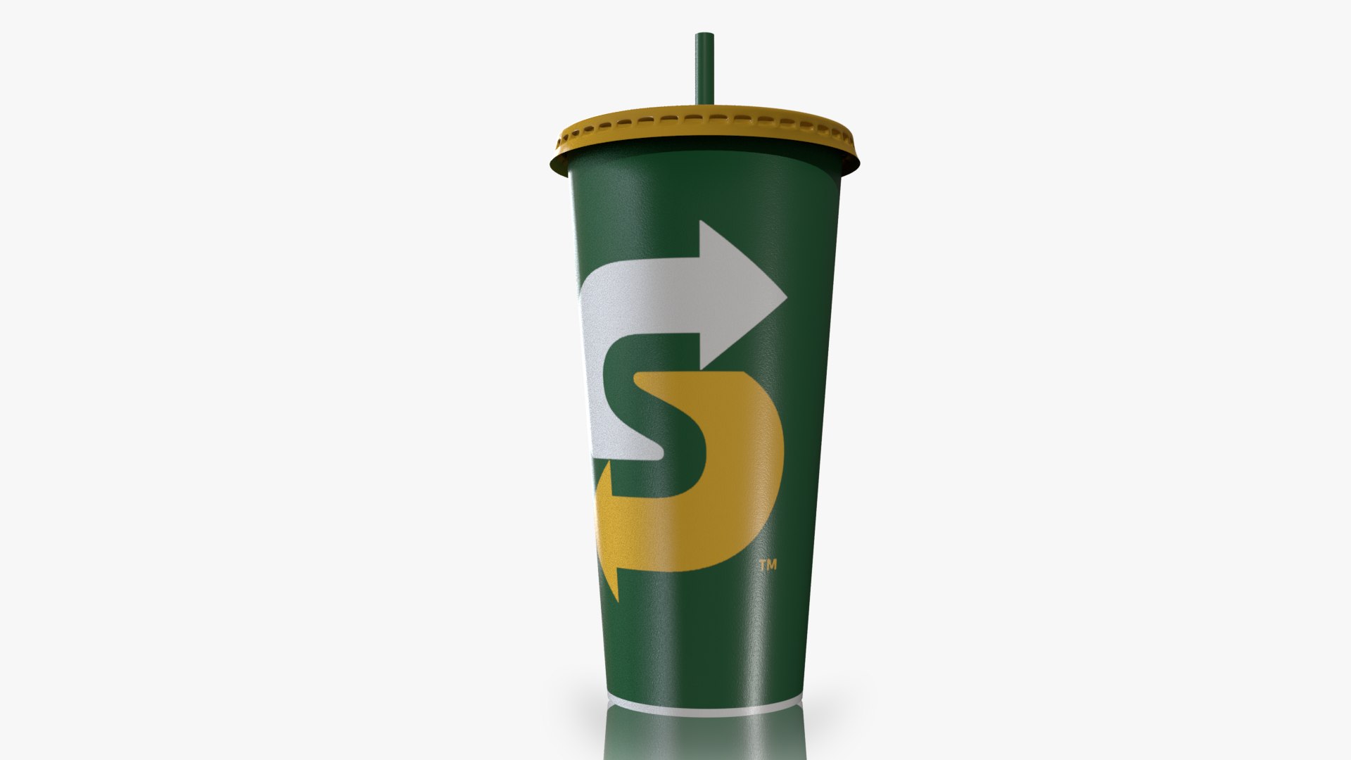 Cup Subway 3D Model - TurboSquid 1450653