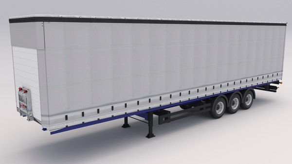 3D Semi Trailer model - TurboSquid 1719437