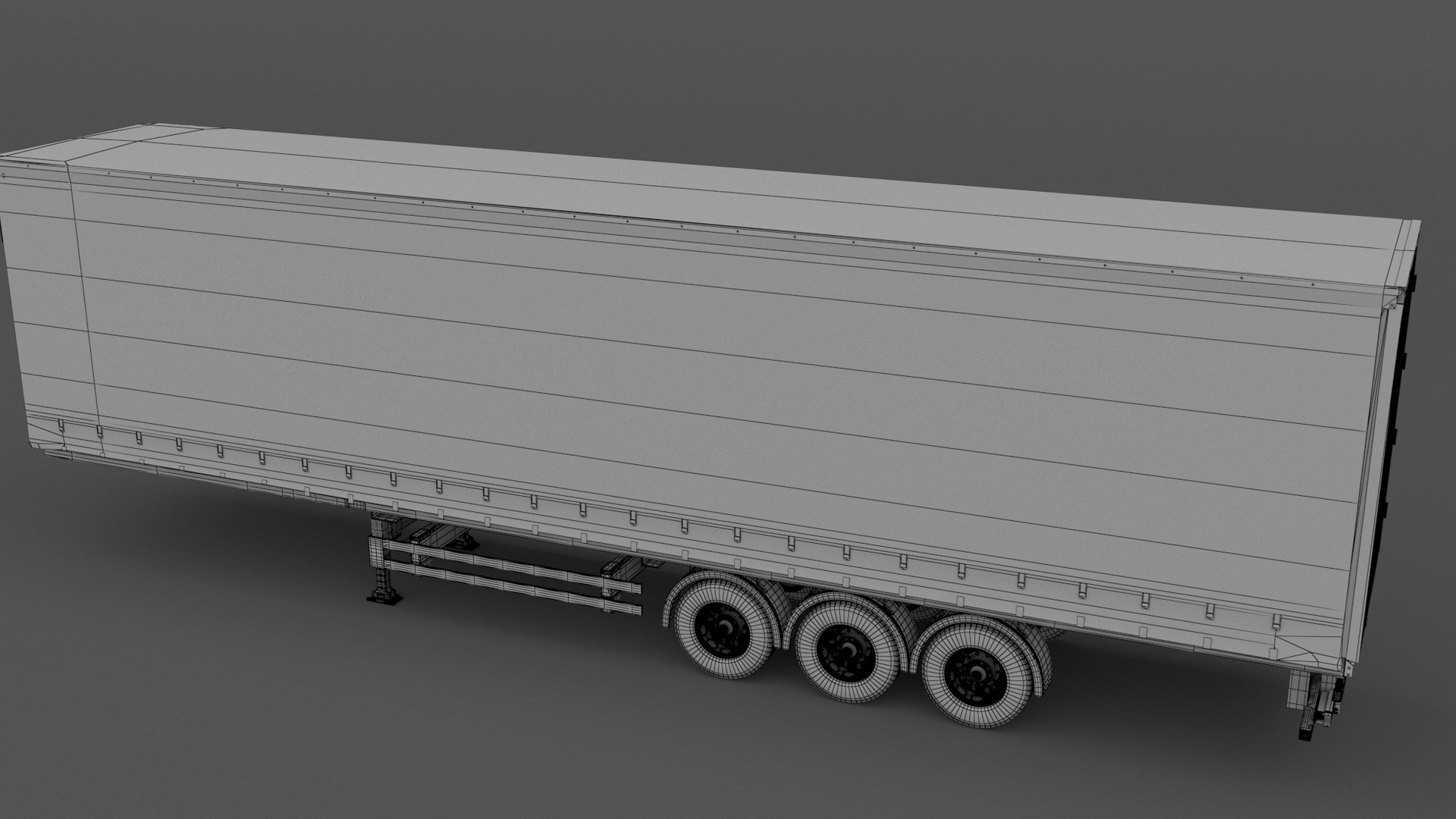 3D Semi Trailer model - TurboSquid 1719437