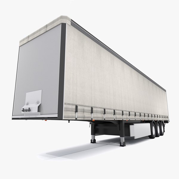 3D model Semi Trailer Curtainsider 2 - TurboSquid 2026981