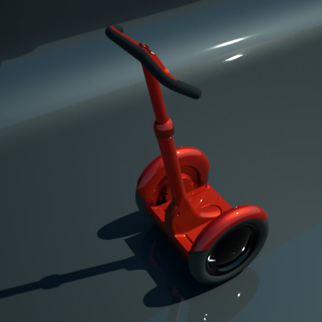 segway wheels 3d model