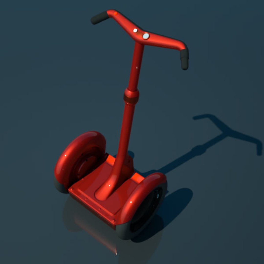 segway wheels 3d model