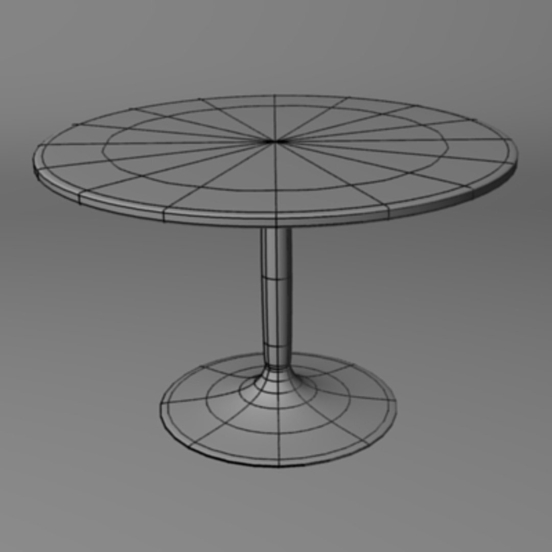 3d Cafe Table