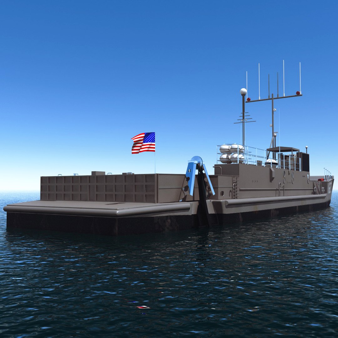 3ds Max Landing Craft Utility Lcu