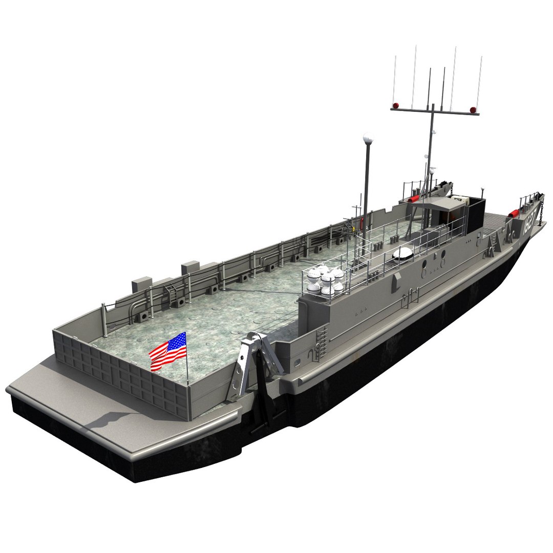3ds Max Landing Craft Utility Lcu