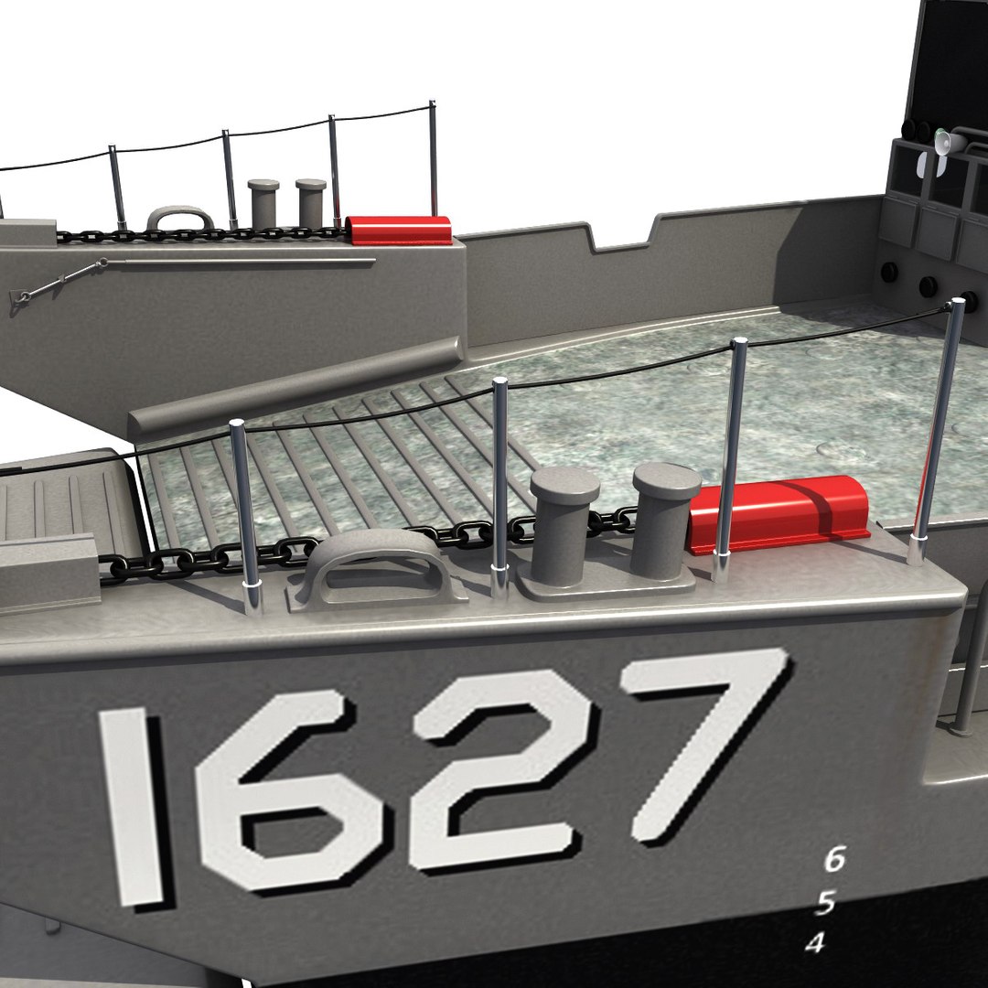 3ds Max Landing Craft Utility Lcu