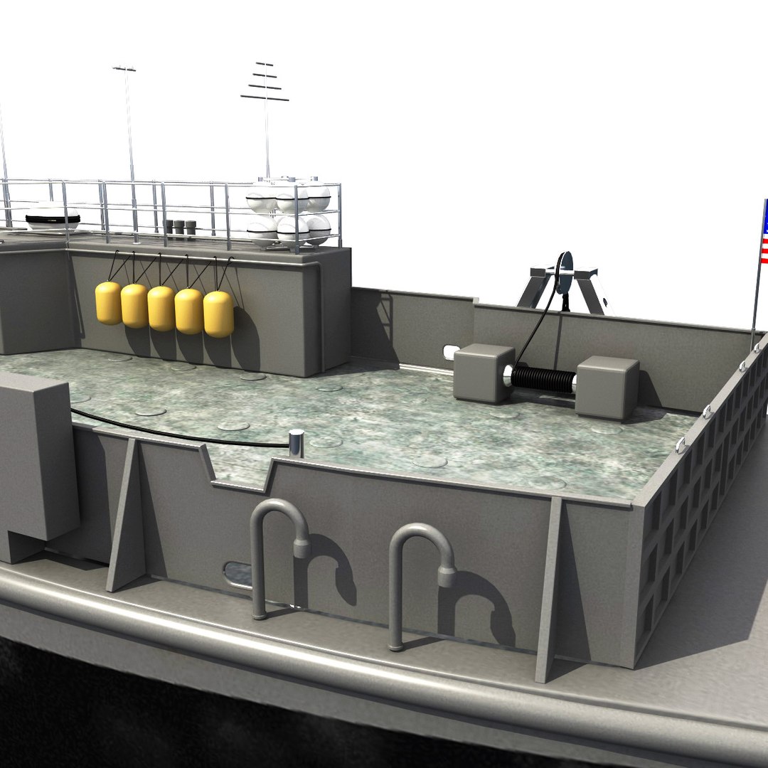 3ds Max Landing Craft Utility Lcu
