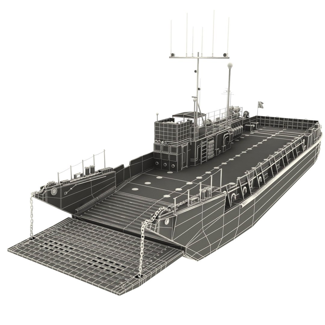 3ds max landing craft utility lcu