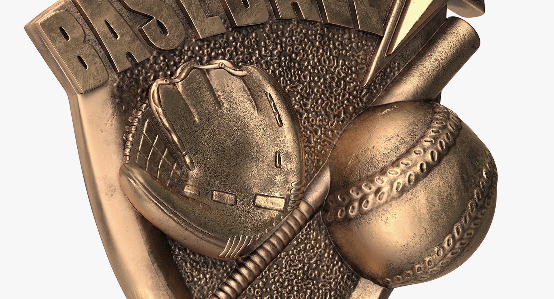 Baseball Championship Brass Trophy 3D Model - TurboSquid 1379851
