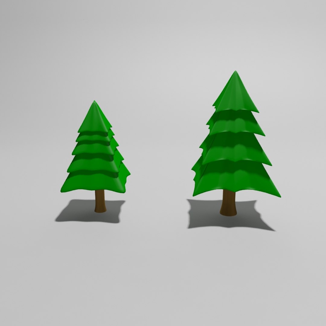 cartoon tree 3d max