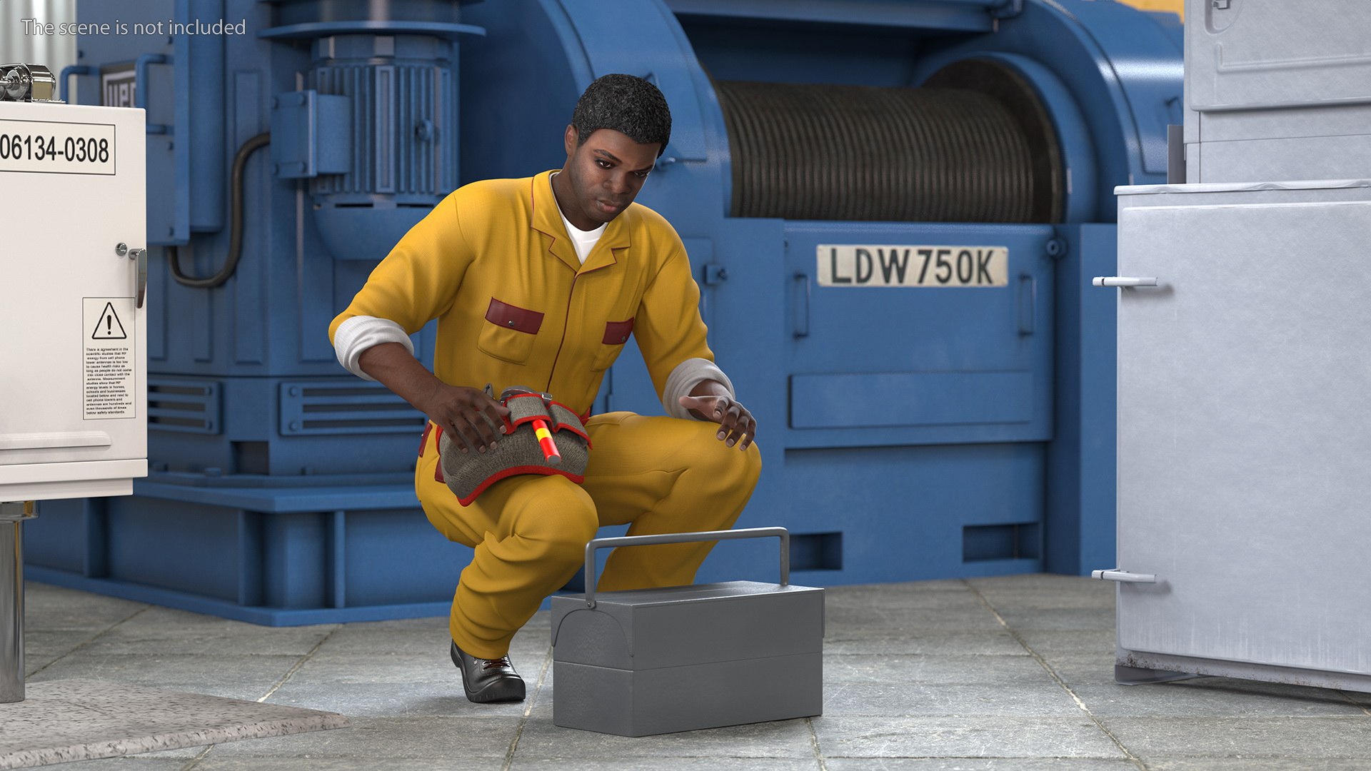 3D American Locksmith African - TurboSquid 1708595