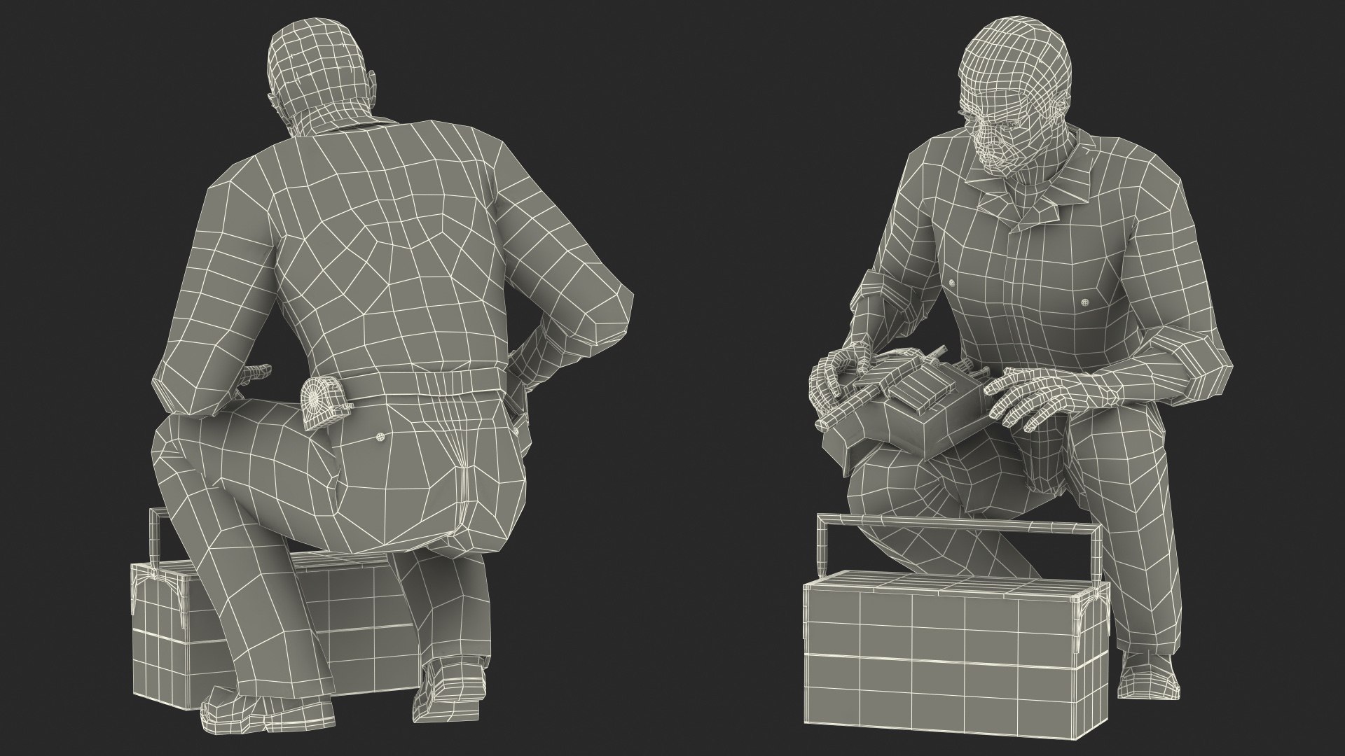 3D american locksmith african - TurboSquid 1708595