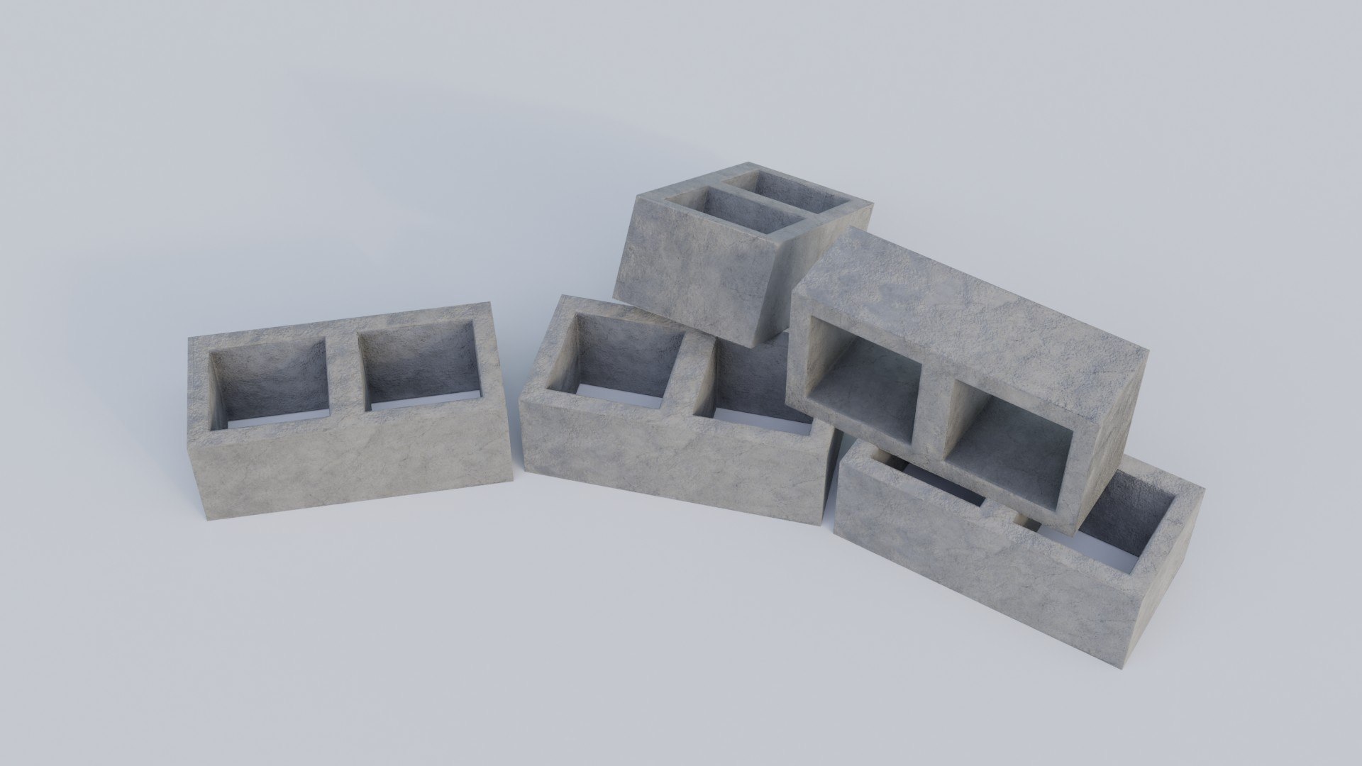 Concrate Block 3D Model - TurboSquid 2129779